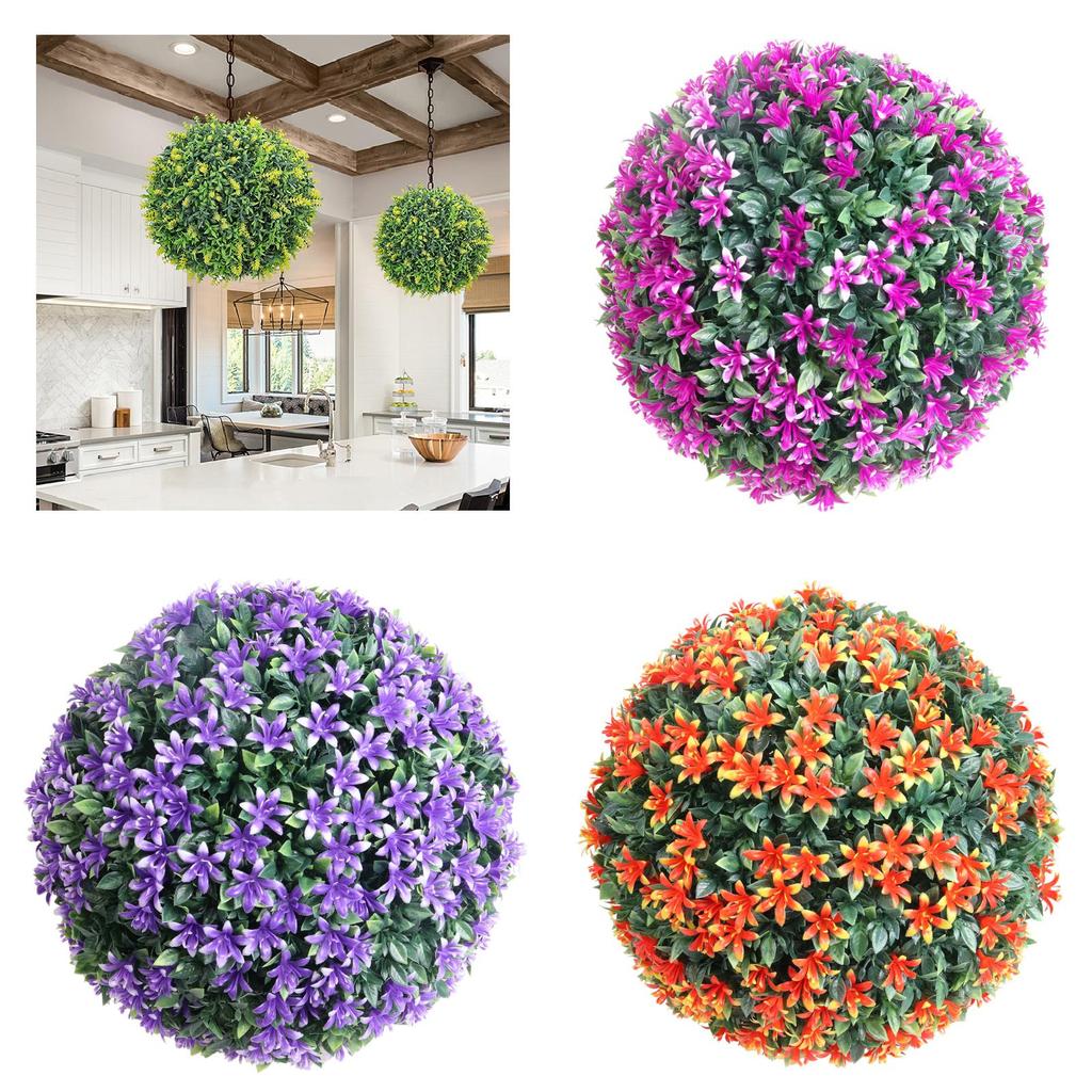 Esfera De Flor Suspensa Falsa De Eucalipto Para Adereços E Fotografia ...