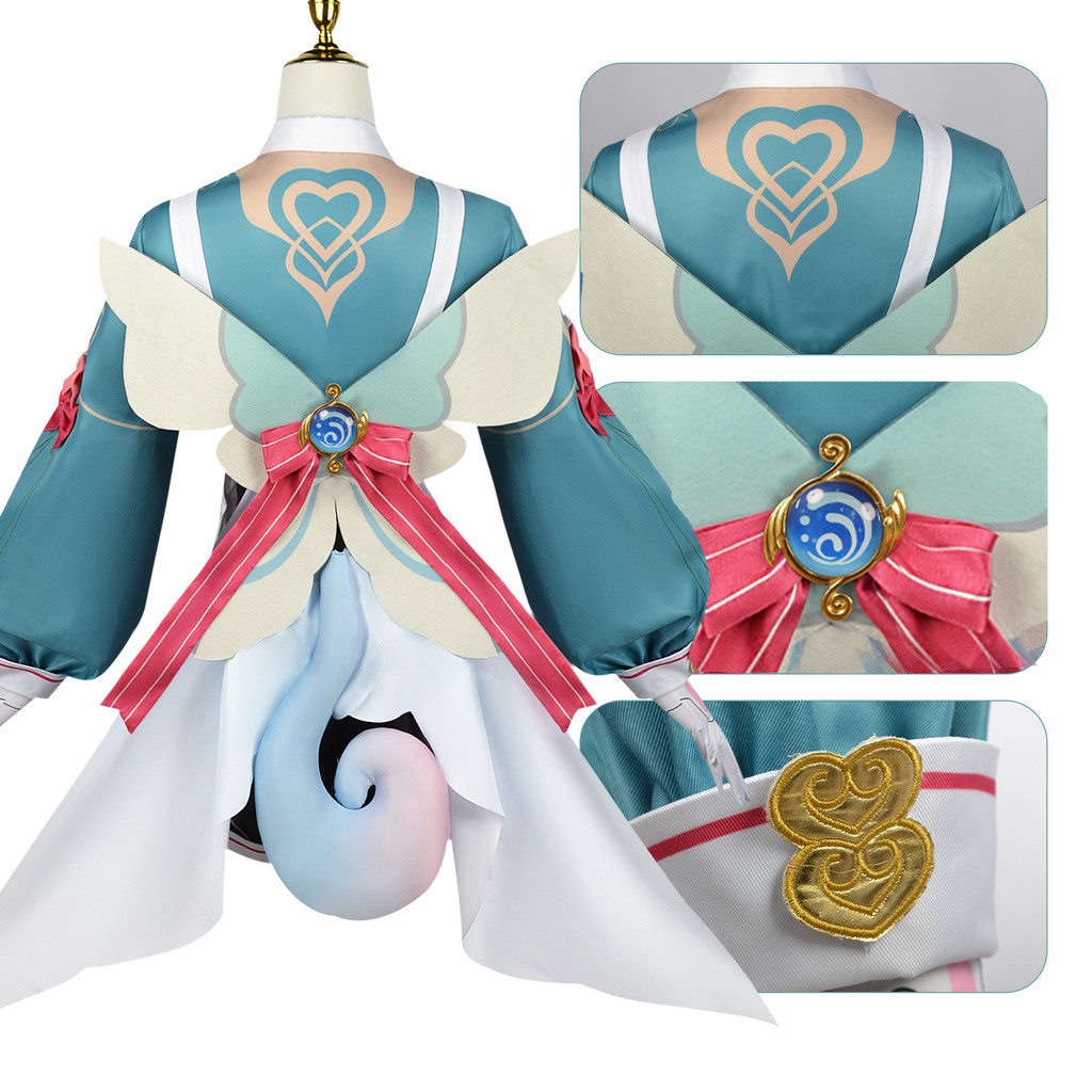 Sigewinne Cosplay Genshin Impacto Fontaine Jogo Anime Traje De ...