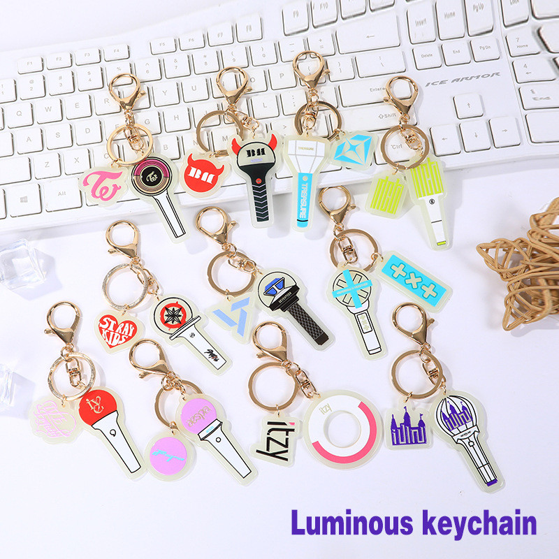 Chaveiro De Acrílico Kpop Idol Com Brilho | Shopee Brasil