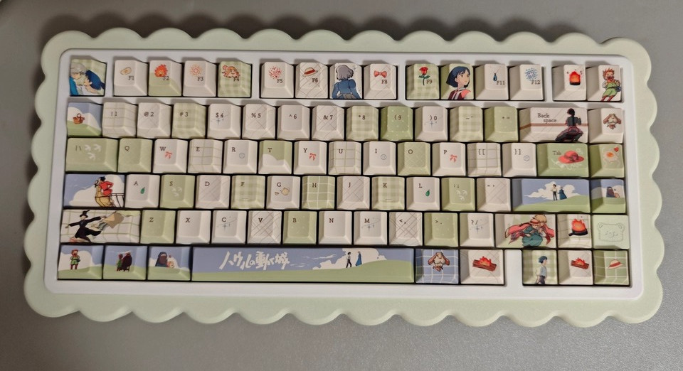 Howl's Moving Castle Keycaps 120 + Teclas Cherry/MOA Profile PBT ...