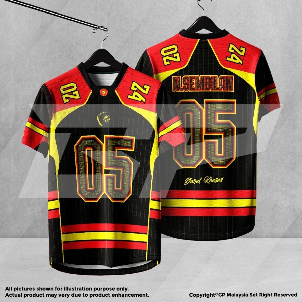 Jersey Nfl Exclusivo Negeri Selangor N.Sembilan High Casual Moda Top De ...