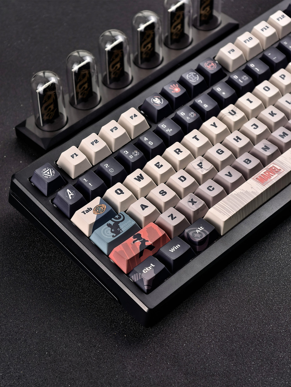 MAIMOOO Avengers Keycaps Spiderman Ironman Keycap Cherry Profile 120 ...