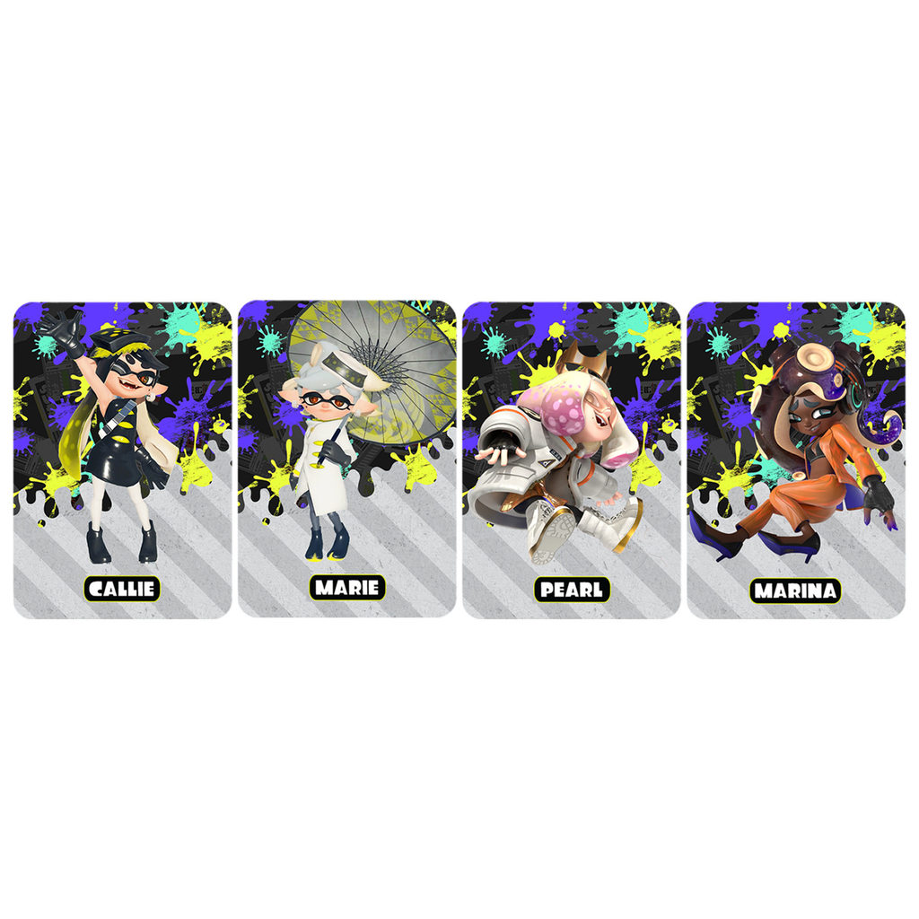 Nintendo Switch Amiibo Splatoon 3 Cartões Corte Profundo Frye Shiver ...