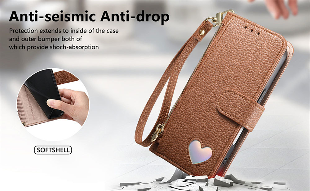 Capa De Couro Carteira Para iPhone Air 17 Pro Max 16 Plus 15 14 13 12 ...