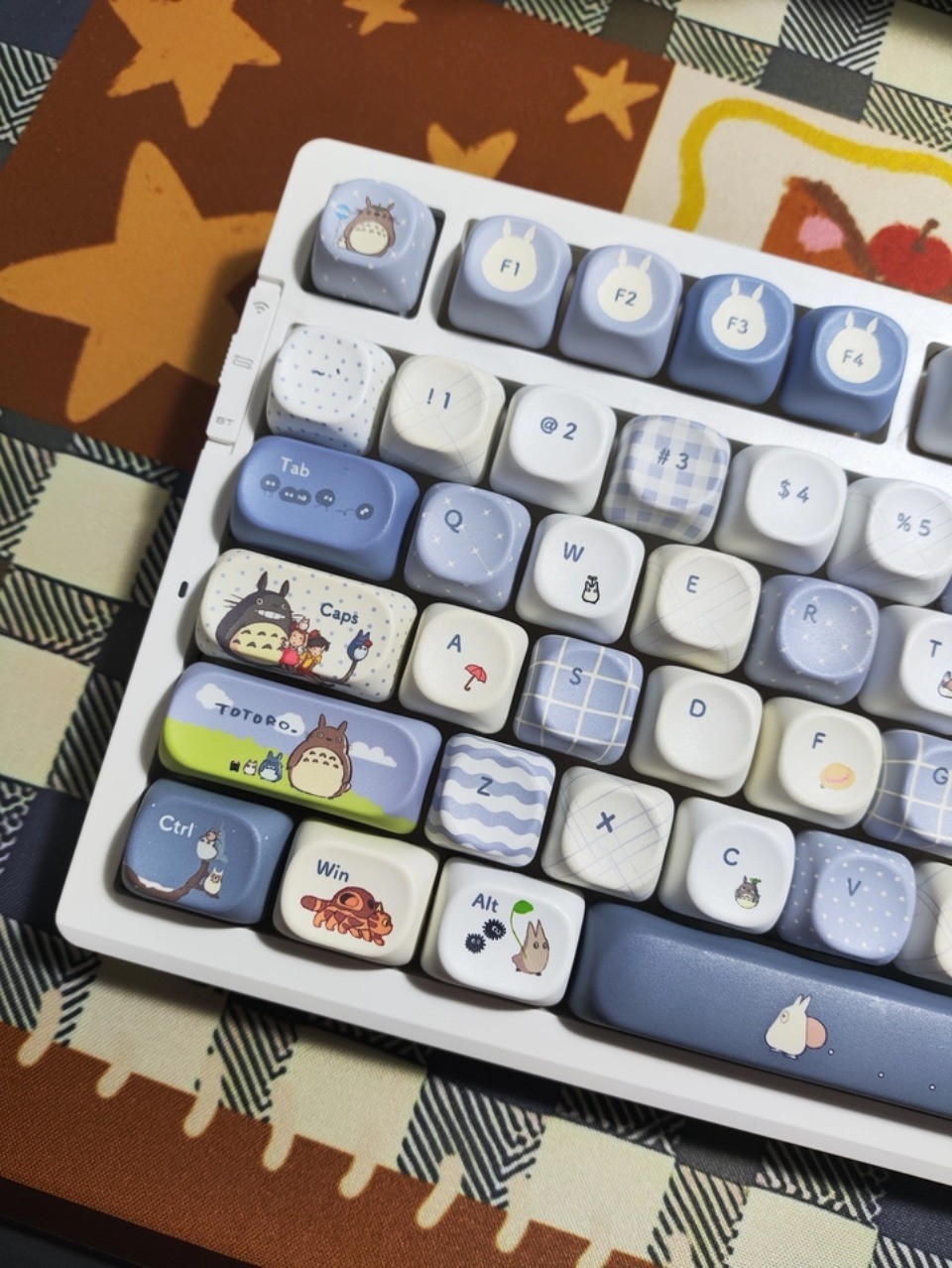 Meu Vizinho Totoro Keycaps 120 + Teclas Cherry/MOA Profile PBT Wooting ...