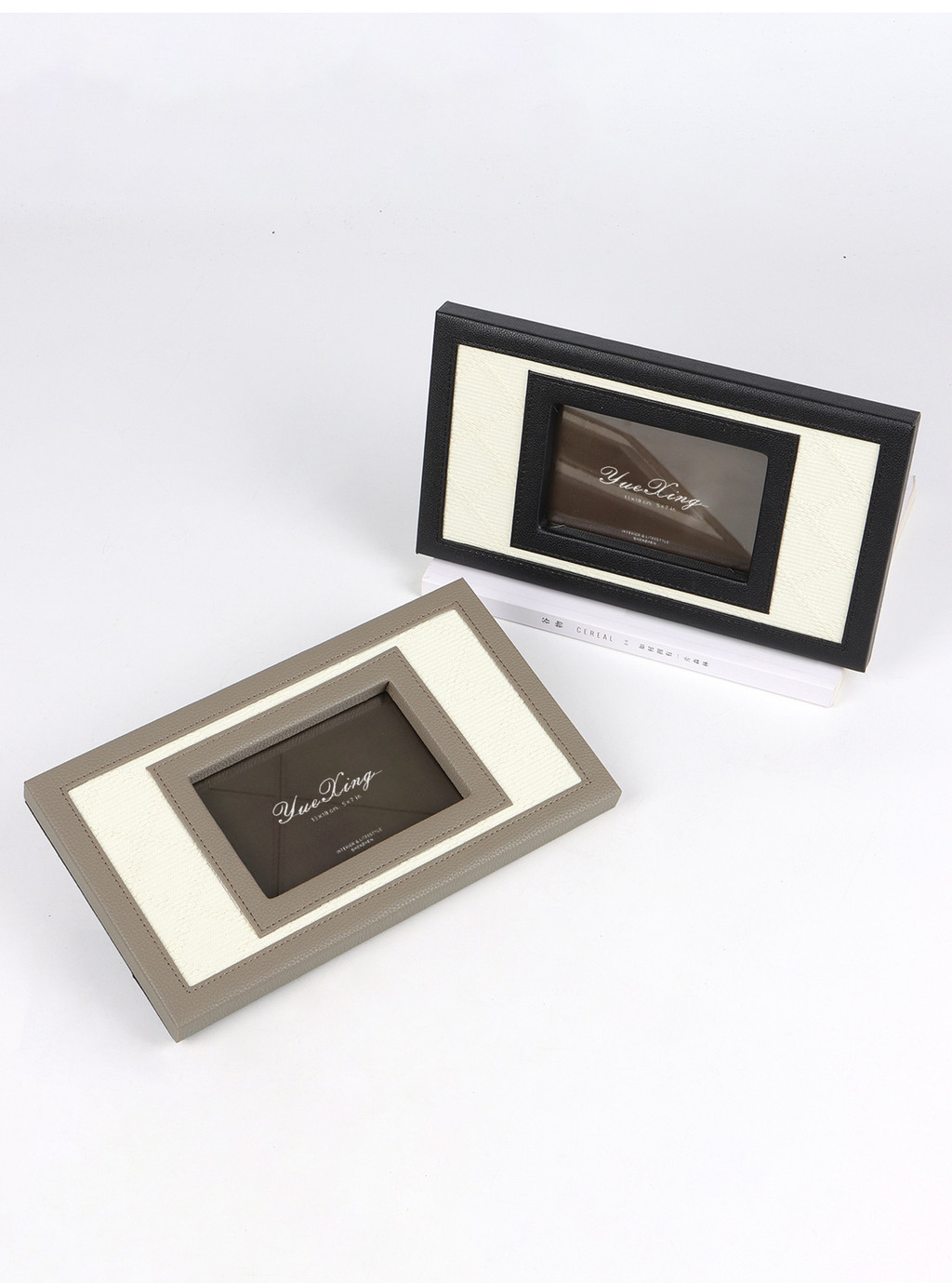 Apenas-moderno simples High-End couro tecelagem cor lisa estilo ...