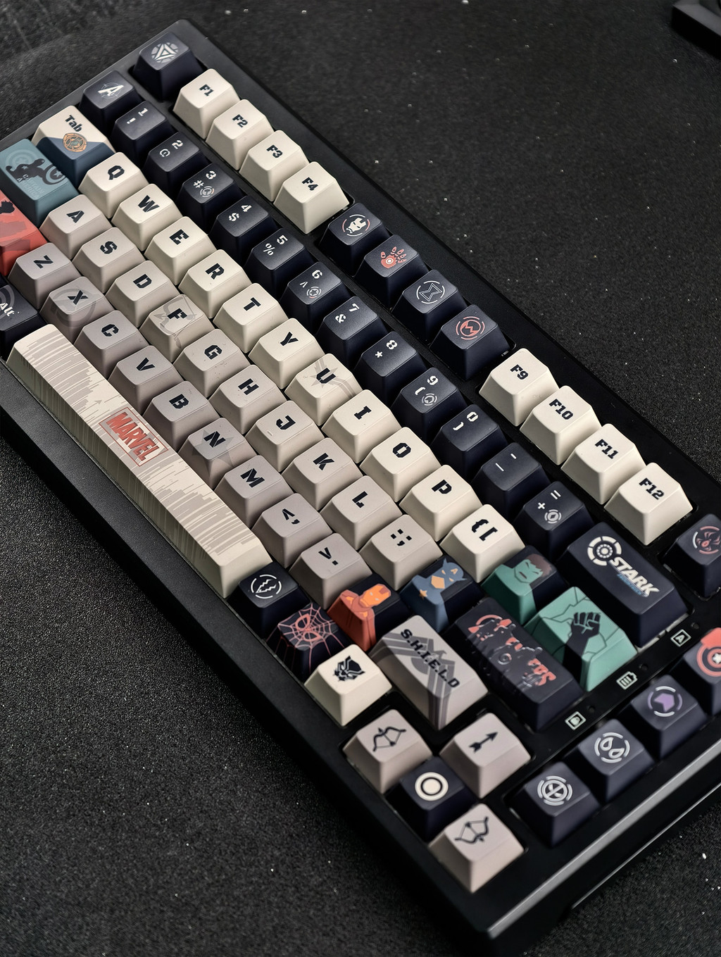 MAIMOOO Avengers Keycaps Spiderman Ironman Keycap Cherry Profile 120 ...