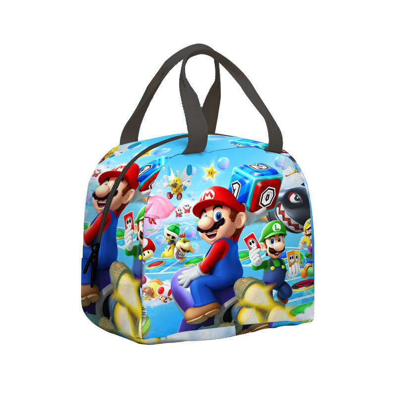 Super Mario Lunch Bag Super Mario Cartoon Lancheira portátil isolada ...