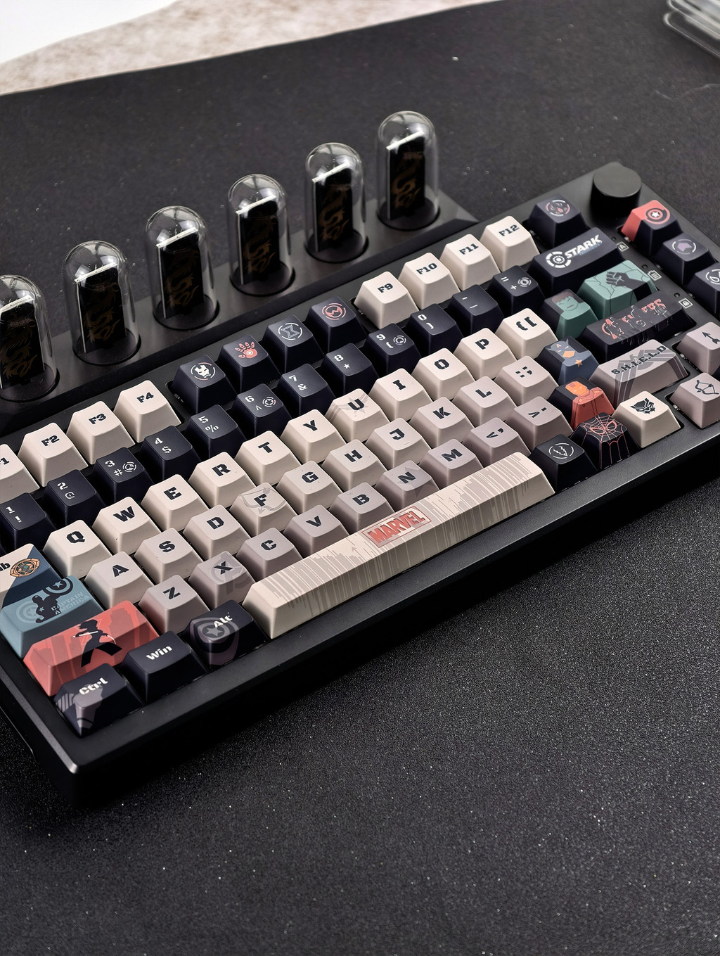 MAIMOOO Avengers Keycaps Spiderman Ironman Keycap Cherry Profile 120 ...