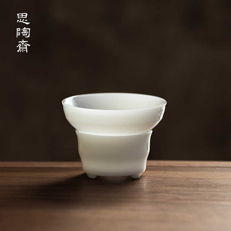 Estúdios gelo puro Jade dreno de chá High-End filtro de chá doméstico malha cerimônia de chá ...