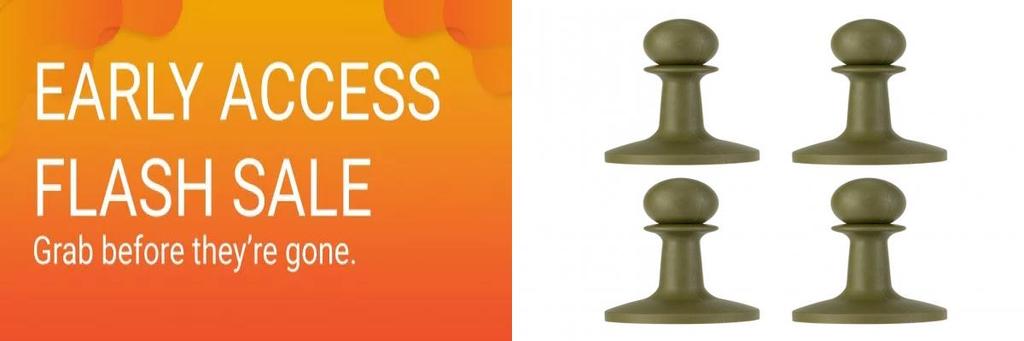 Canopy Pole Cap Tent Insulation 4pcs Tarp Tip Covers Protection Caps ...