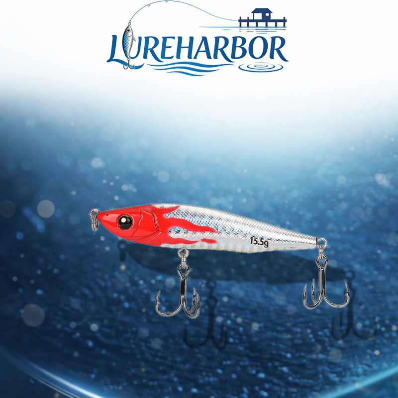 LUREHARBOR Isca Lápis Submersa Isca Tremendo Longo Afundando Isca Falsa ...