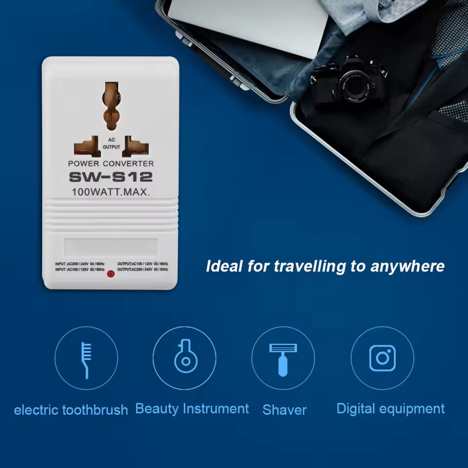 SINGWAY 100W 110V/120V A 220V/240V Transformador Conversor De Tensão ...