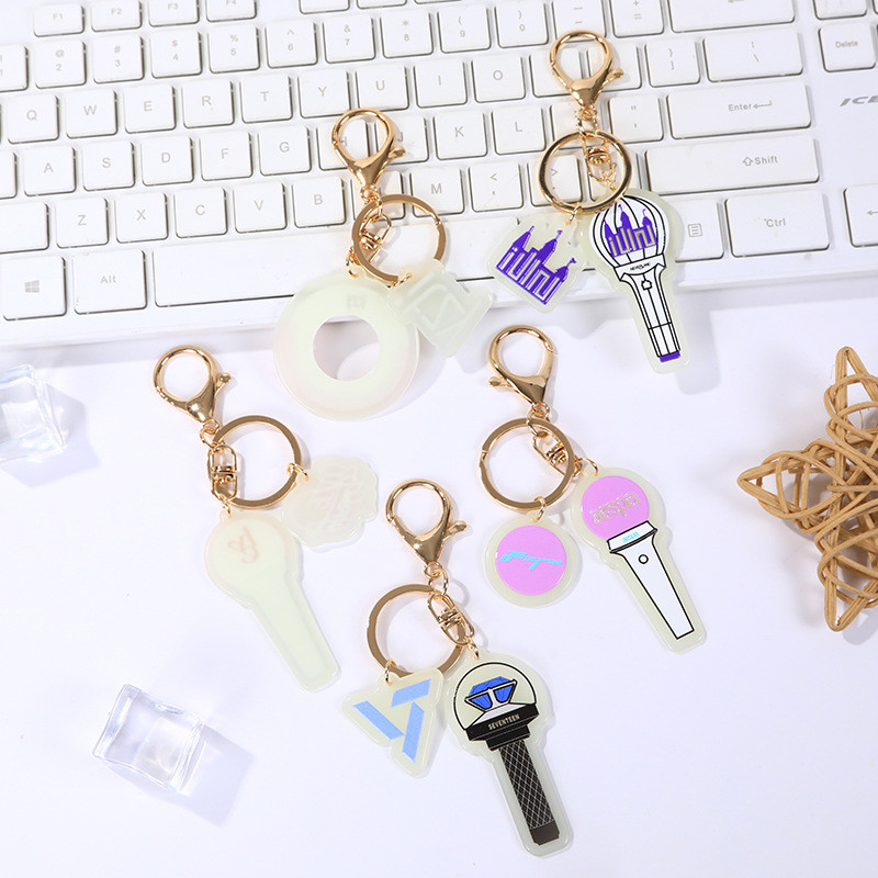 Chaveiro De Acrílico Kpop Idol Com Brilho | Shopee Brasil