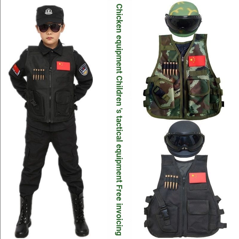 Colete Tático Infantil Colete de Camuflagem Vestuário de Desempenho ...