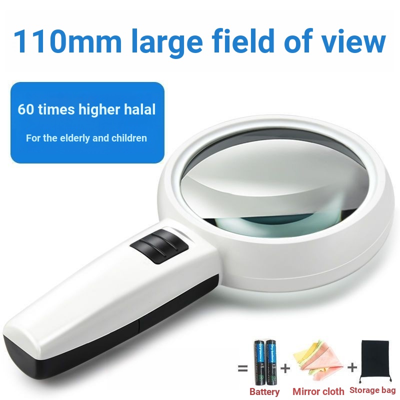 Lupa 100 Lupa de Alta Definição de Alta Potência Multi-Função de Idosos ...