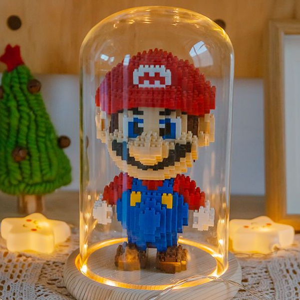 Decoração De Feriado Férias Mario Cena Blocos De Construção Brinquedos ...