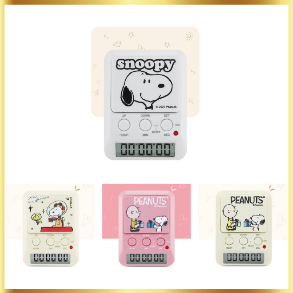 Relógio Digital DRETEC Snoopy Stopwatch Timer Com Função De Contagem ...