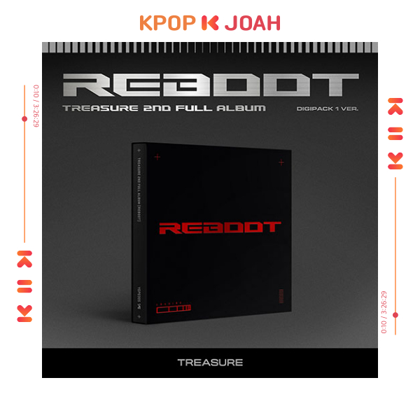 TREASURE [REBOOT] 2nd Full Album (DIGIPACK Ver. ) | Shopee Brasil