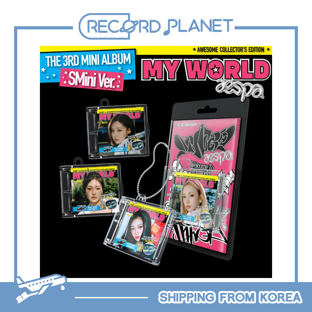 AESPA - 3rd MINI ALBUM [MY WORLD] SMini Ver. | Shopee Brasil