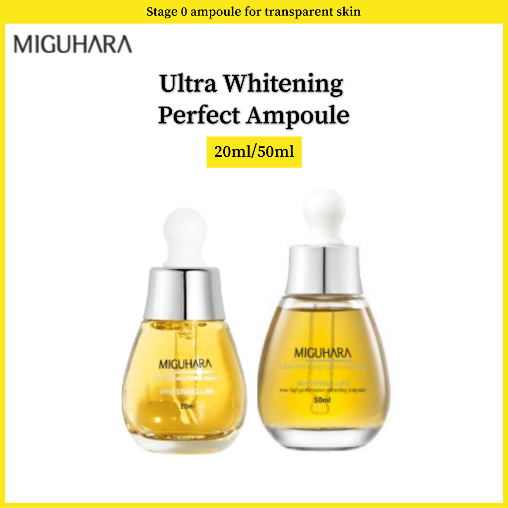 MIGUHARA Ultra Branqueamento Ampola Perfeita 20ml/50ml | Shopee Brasil