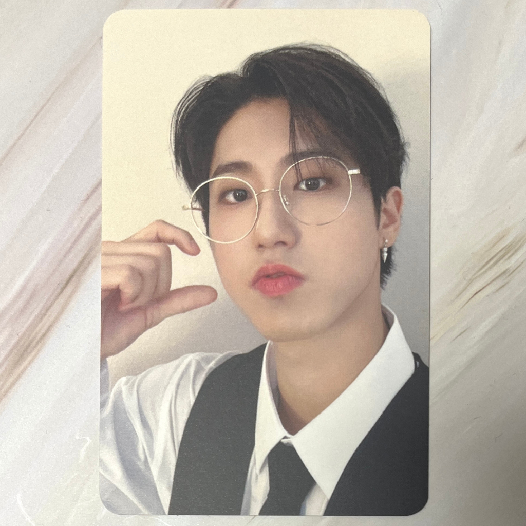 Han Nacific Oficial No Cartão Fotográfico Preto Stray Kids Genuine Kpop ...