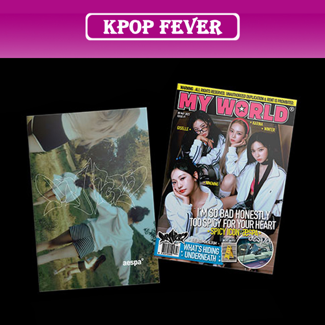aespa - 3rd MINI ALBUM [MY WORLD] Zine Ver. | Shopee Brasil