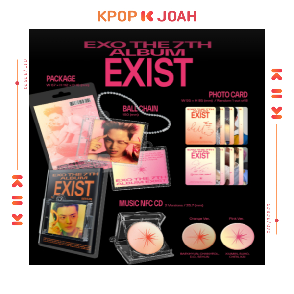 EXO [EXIST] Seventh Album (SMini Ver.) | Shopee Brasil