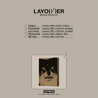 BTS V - Solo album [ Layover ]_Weverse album version | Shopee Brasil