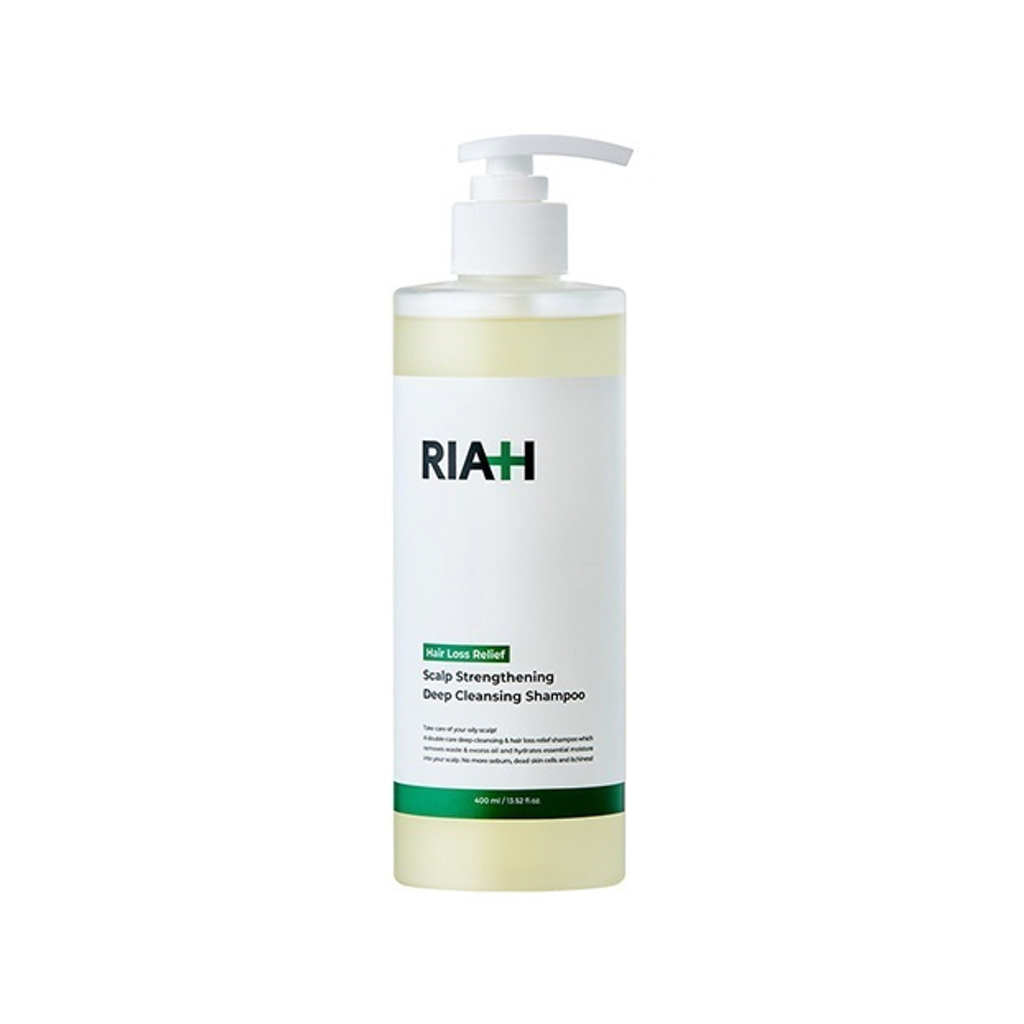 riah scalp strengthening deep cleansing shampoo 400ml | Shopee Brasil