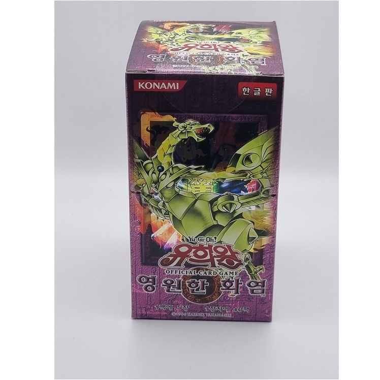 YUGIOH Card Booster "Flaming Eternity" Korean Version 1 BOX (FET-KR) | Shopee Brasil