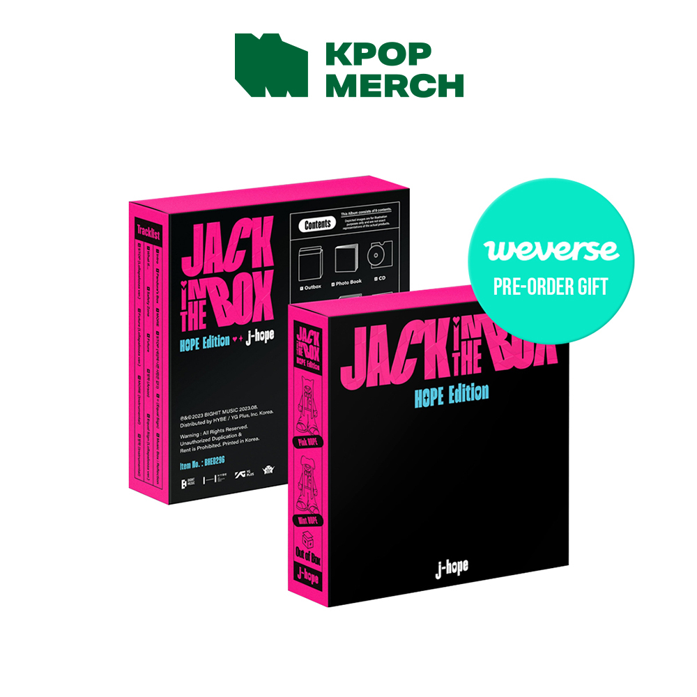 (Weverse POB) BTS j-hope - Jack In The Box [ HOPE Edition ] | Shopee Brasil