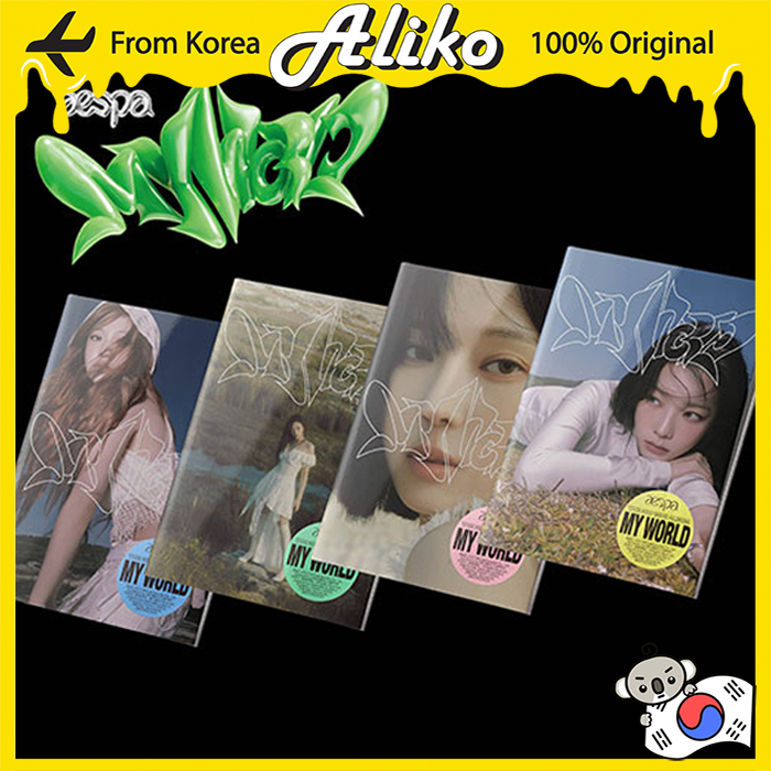 AESPA 3rd Mini Album - MY WORLD (Intro Ver.) | Shopee Brasil