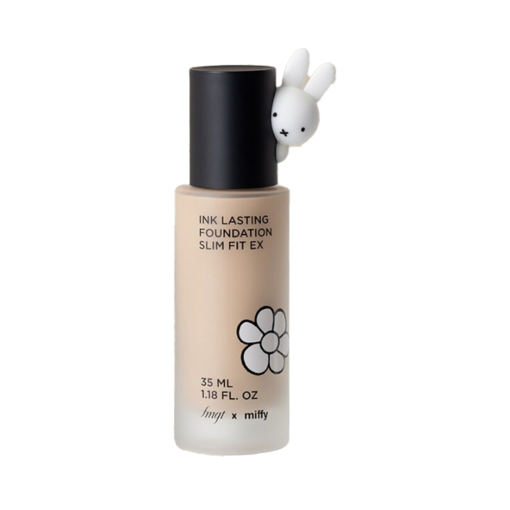 the face shop miffy edition fmgt ink lasting foundation slim fit ex 35ml spf30 pa++ | Shopee Brasil