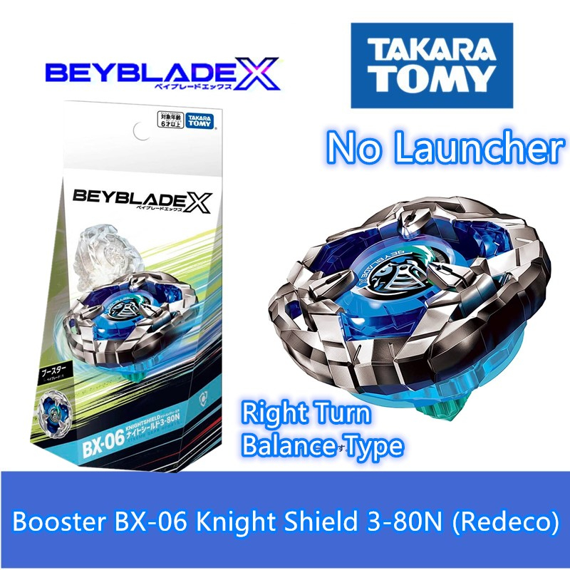 Impulsionador Original Takara Tomy Beyblade-X BX-06 Escudo do Cavaleiro ...