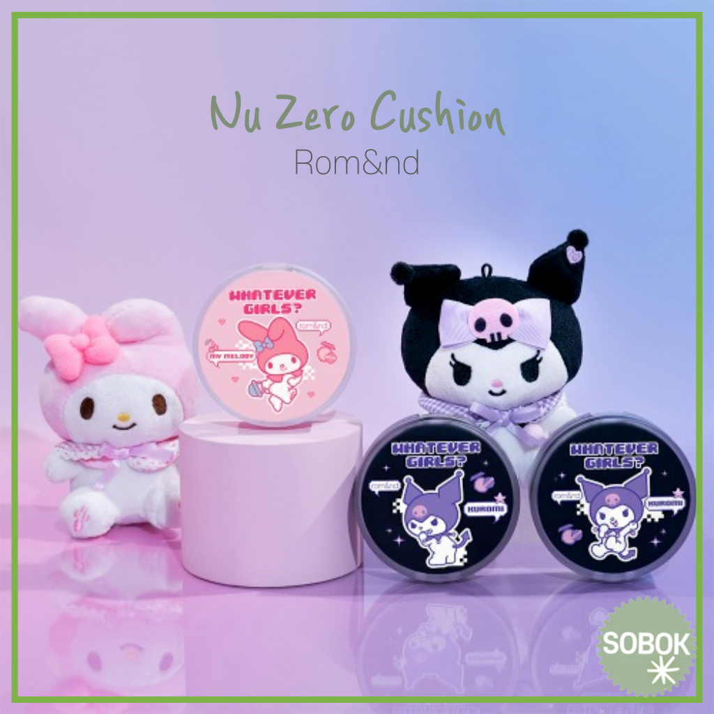 [Rom&nd] Nu Zero Cushion/Romand sanrio | Shopee Brasil