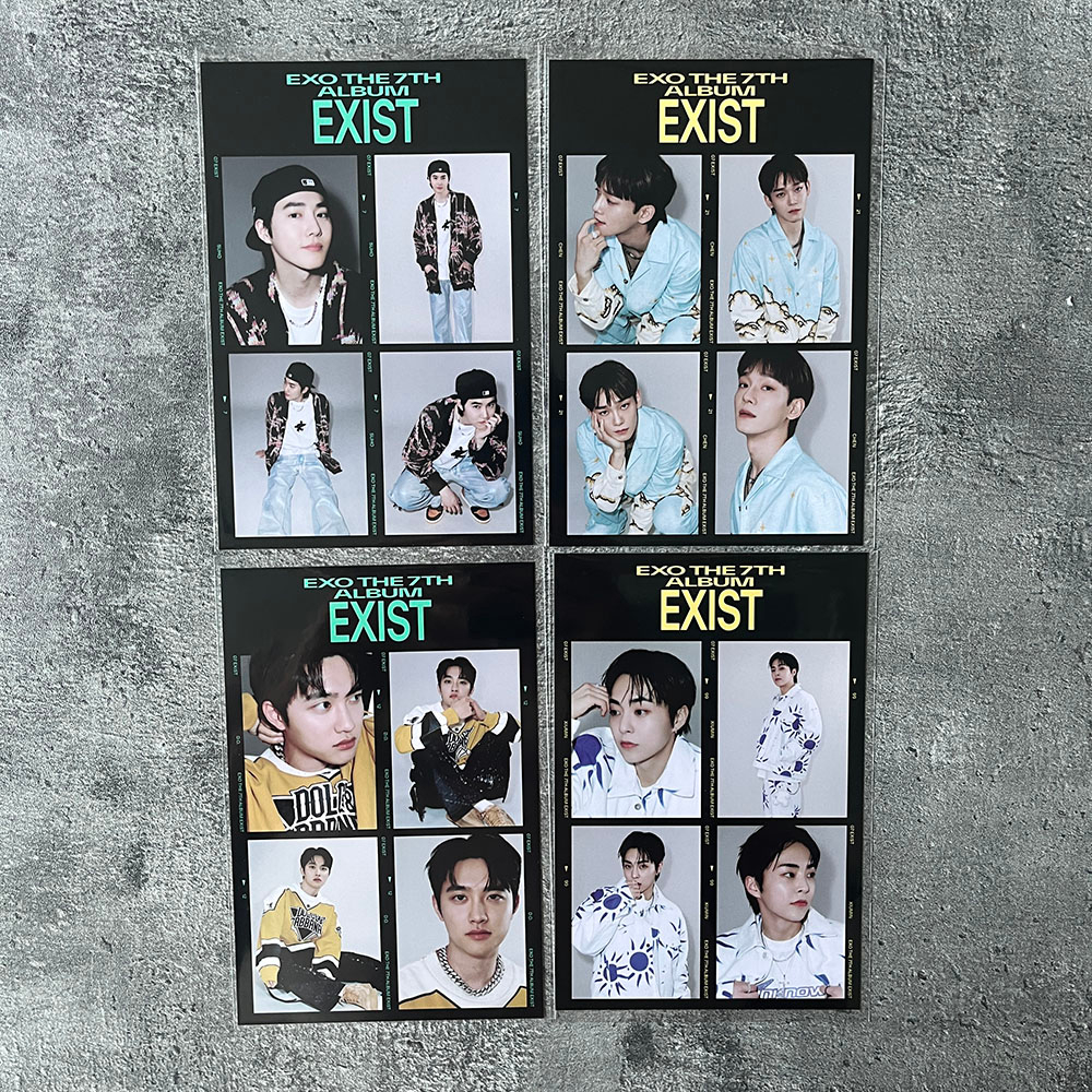 EXO 7th Album Exist Photobook O Ver. Photomatic Card | Shopee Brasil