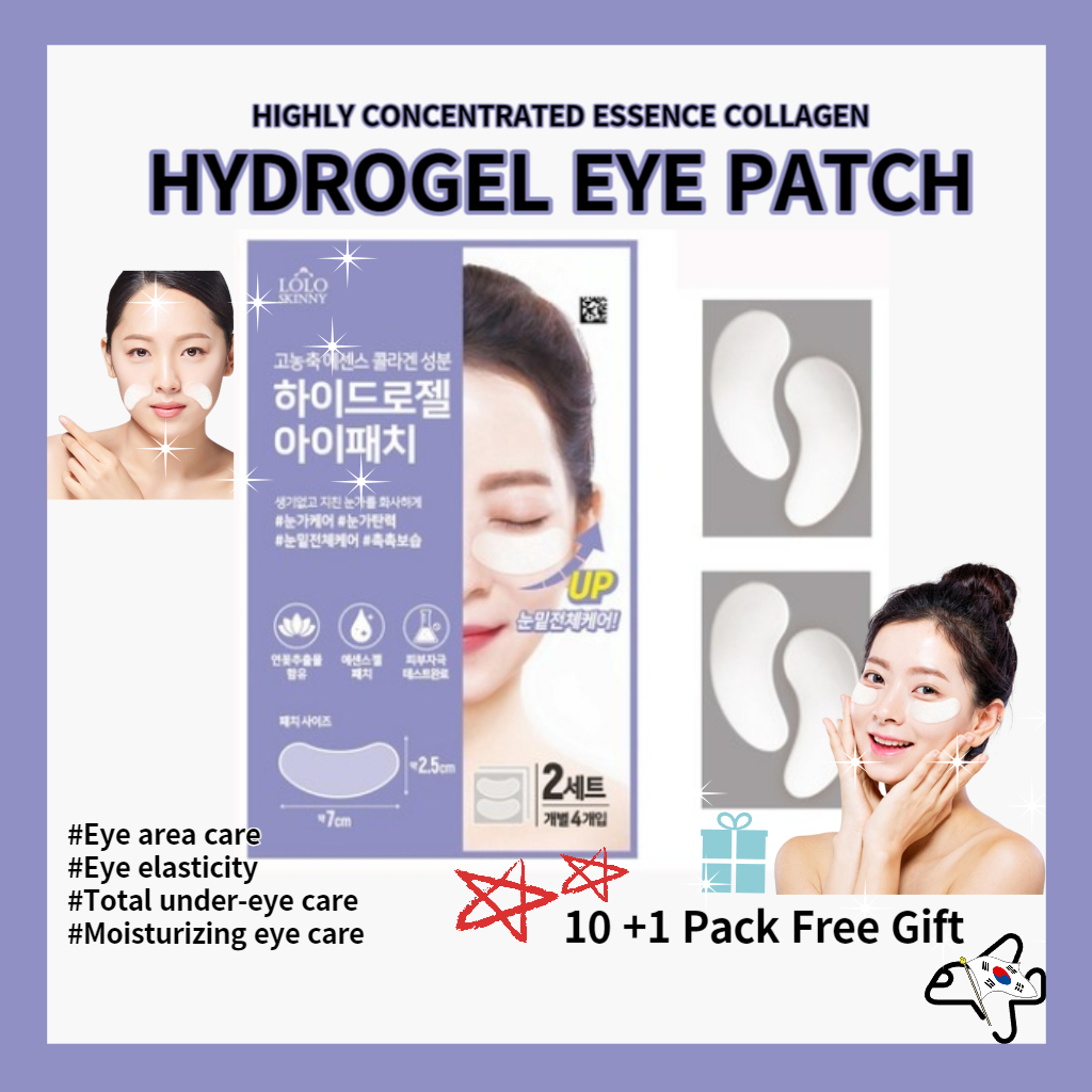 Hydrogel Eye Patch/De Colágeno De Essência Altamente Concentrada K Beauty Care | Shopee Brasil