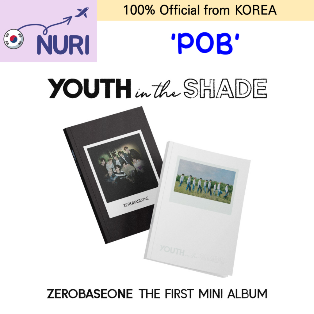 (POB) ZEROBASEONE ZB1 - YOUTH IN THE SHADE 1ST MINI ALBUM ARTBOOK ver. | Shopee Brasil