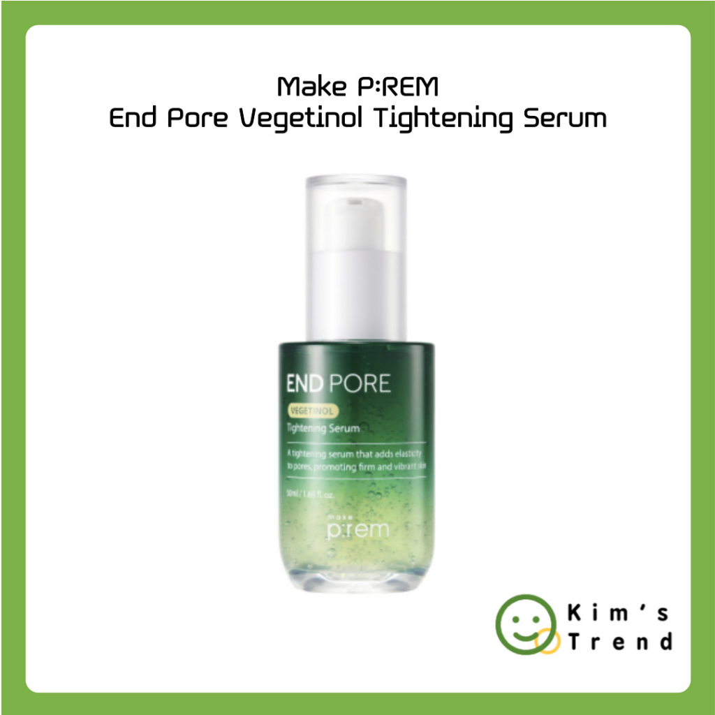 [Makeprem] Make P:REM End Pore Vegetinol Tightening Serum (50ml) | Shopee Brasil