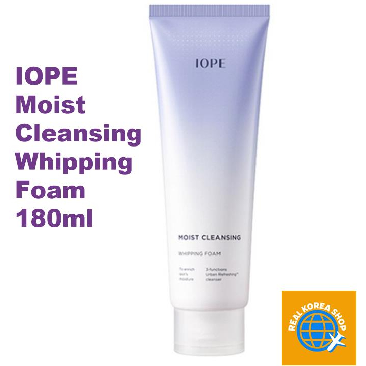 IOPE Moist Cleansing Whipping Foam 180ml | Shopee Brasil