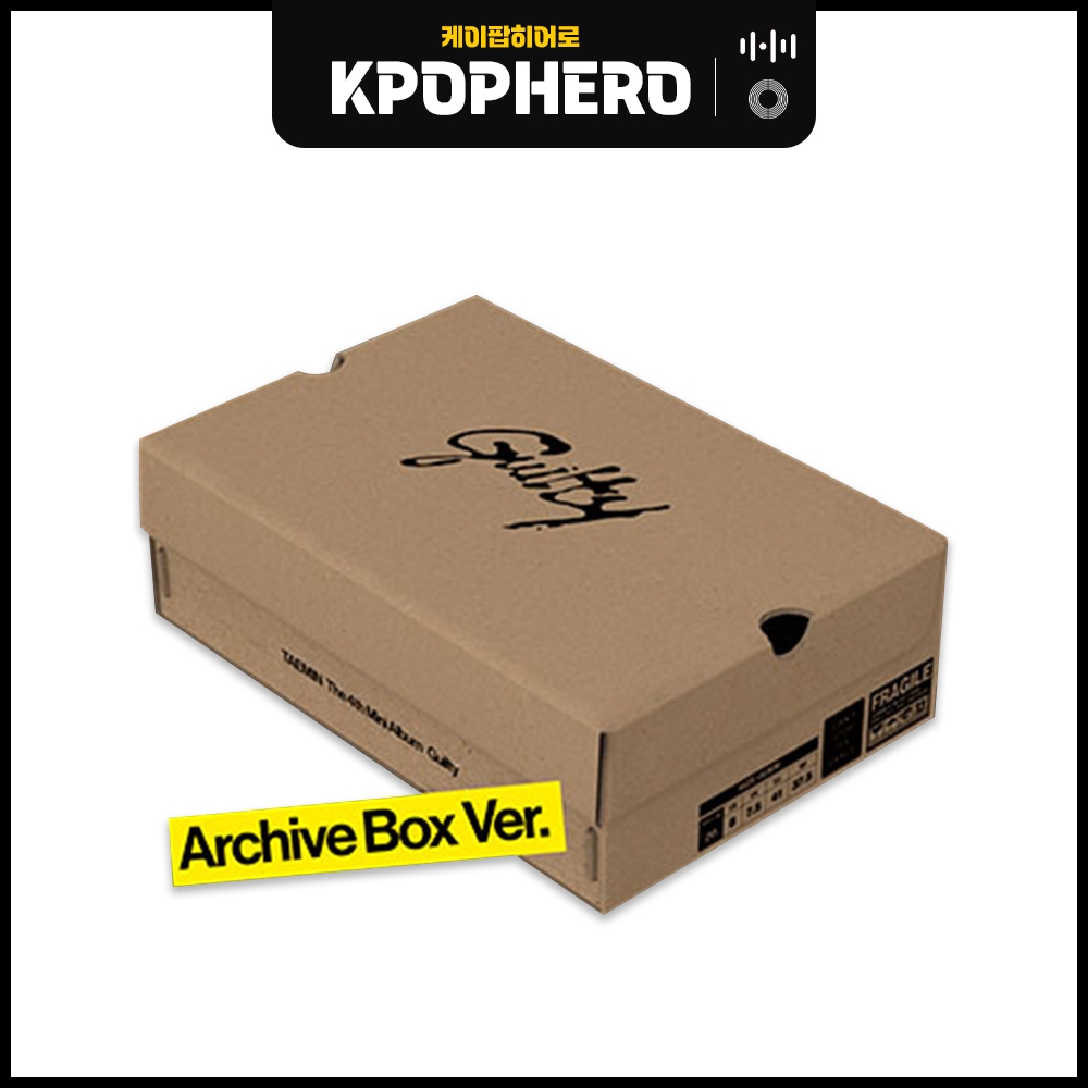 TAEMIN - 4TH MINI ALBUM [GUILTY] ARCHIVE BOX Ver. | Shopee Brasil