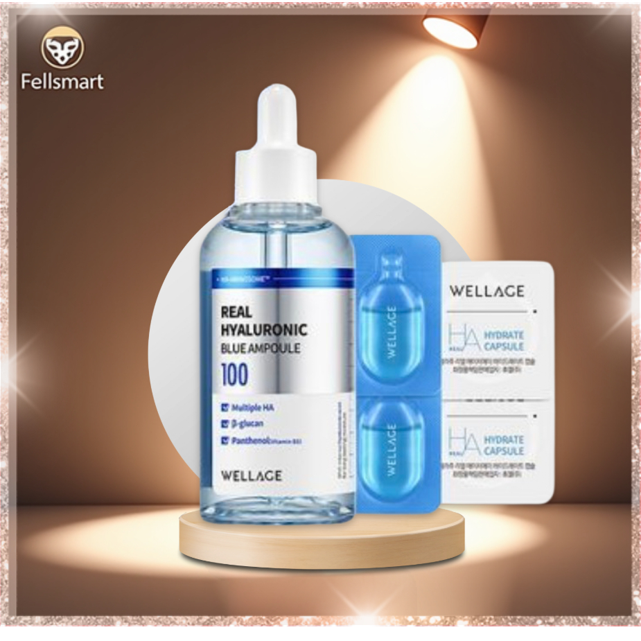 [Wellage] Real Hyaluronic Blue 100 Ampoule 100ml Especial (+ 2 kits De ...
