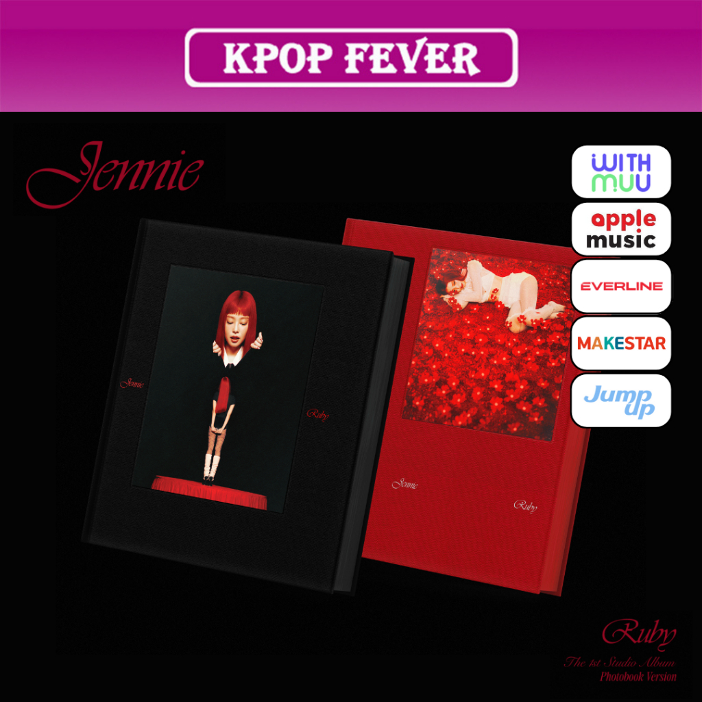 BLACKPINK JENNIE - [ RUBY ] 1ST STUDIO ALBUM / PHOTOBOOK ver. + POB | Shopee Brasil