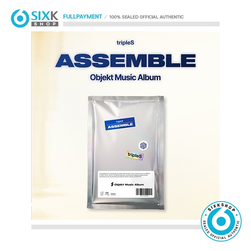 TripleS Mini Album [ASSEMBLE] (Objekt Music Album) | Shopee Brasil