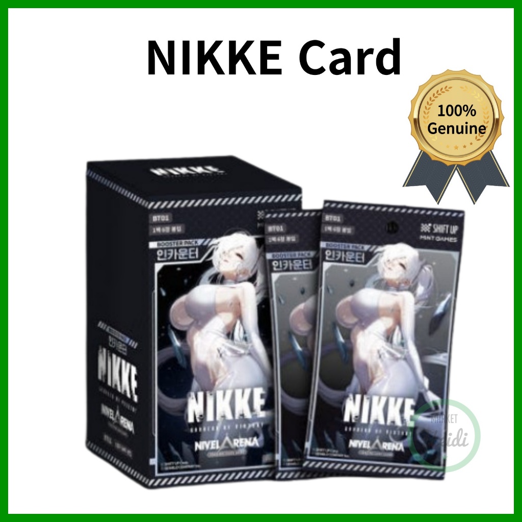 Coreia 🇰🇷 NIKKE Goddess Of Victory NIVEL ARENA Card Booster Box Encontro Versão Coreana BT01-KR ...