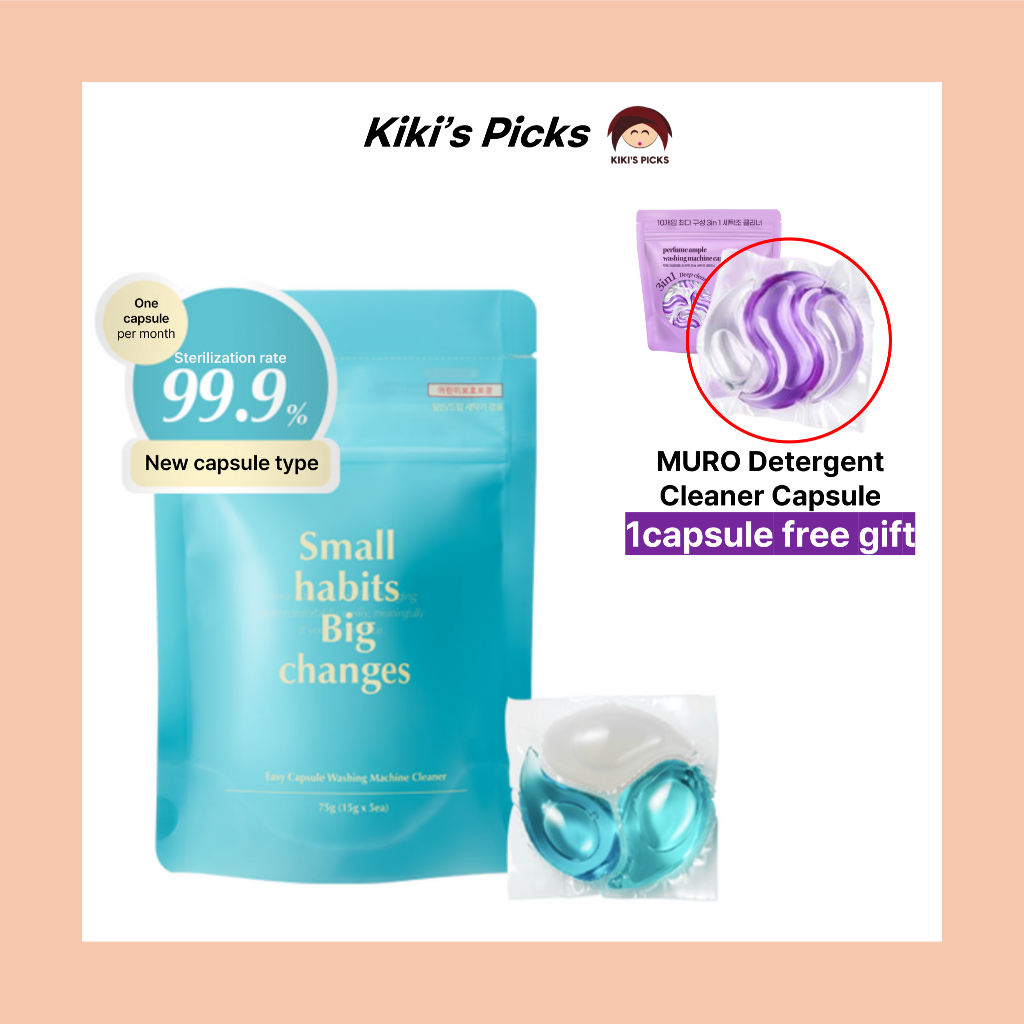 Limpador De Máquina De Lavar Sosoi Easy Capsule (5 Cápsulas) | Shopee ...