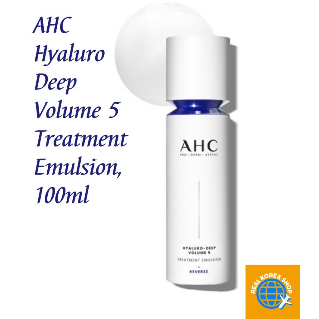 [AHC] Emulsão De Tratamento Hyaluro Deep Volume 5 , 100ml | Shopee Brasil