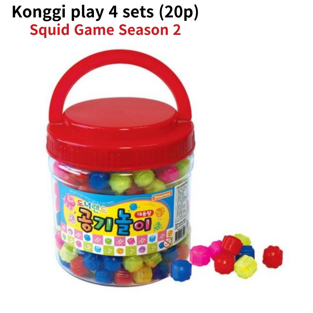 Konggi play 4 Conjuntos (20p) , Squid Game Temporada 2 , Jogo Coreano ...