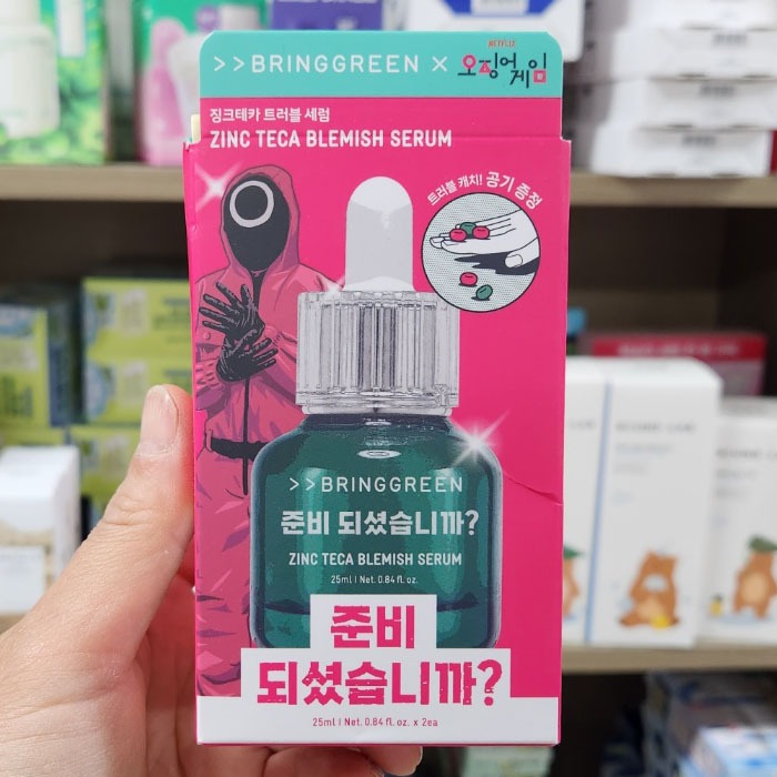 [BringGreen x Squid Game] Soro Para Manchas De Zinco Teca 25ml + Recarga 25ml | Shopee Brasil